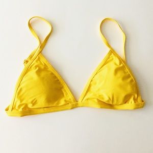 Swim | Yellow Triangle Bikini Set | Poshmark